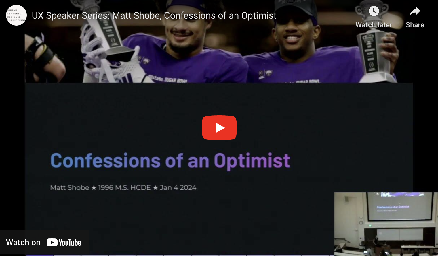 Matt Shobe | Human Centered Design & Engineering