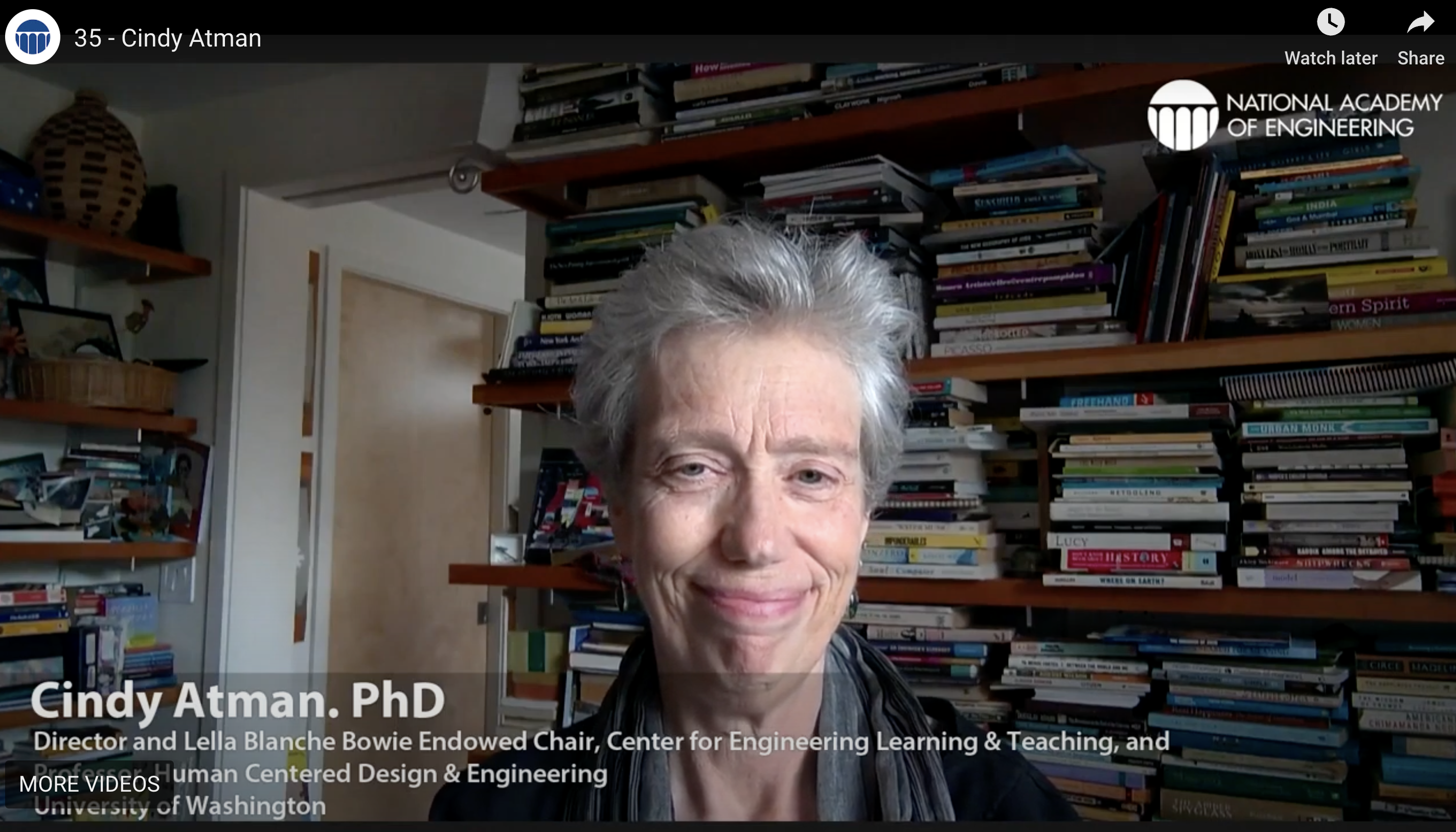 HCDE Professor Cindy Atman presents at Extraordinary Engineering ...