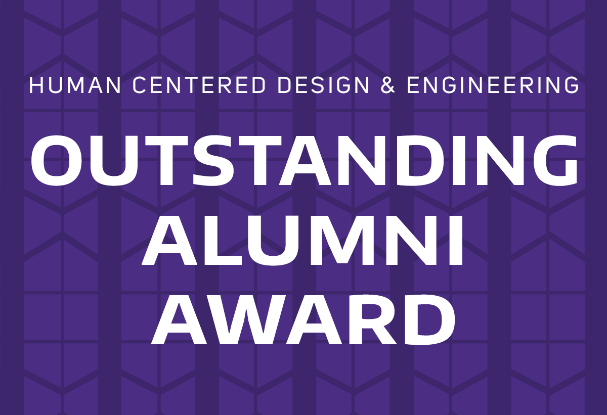 Outstanding Alumni Award | Human Centered Design & Engineering