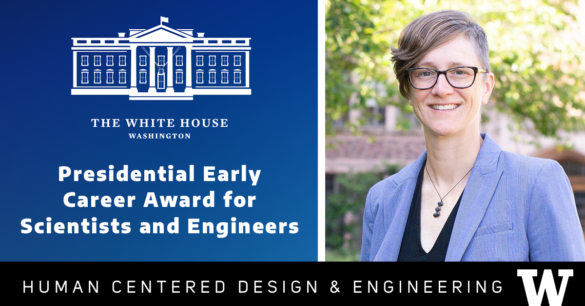 HCDE Professor Kate Starbird awarded Presidential Early Career Award ...
